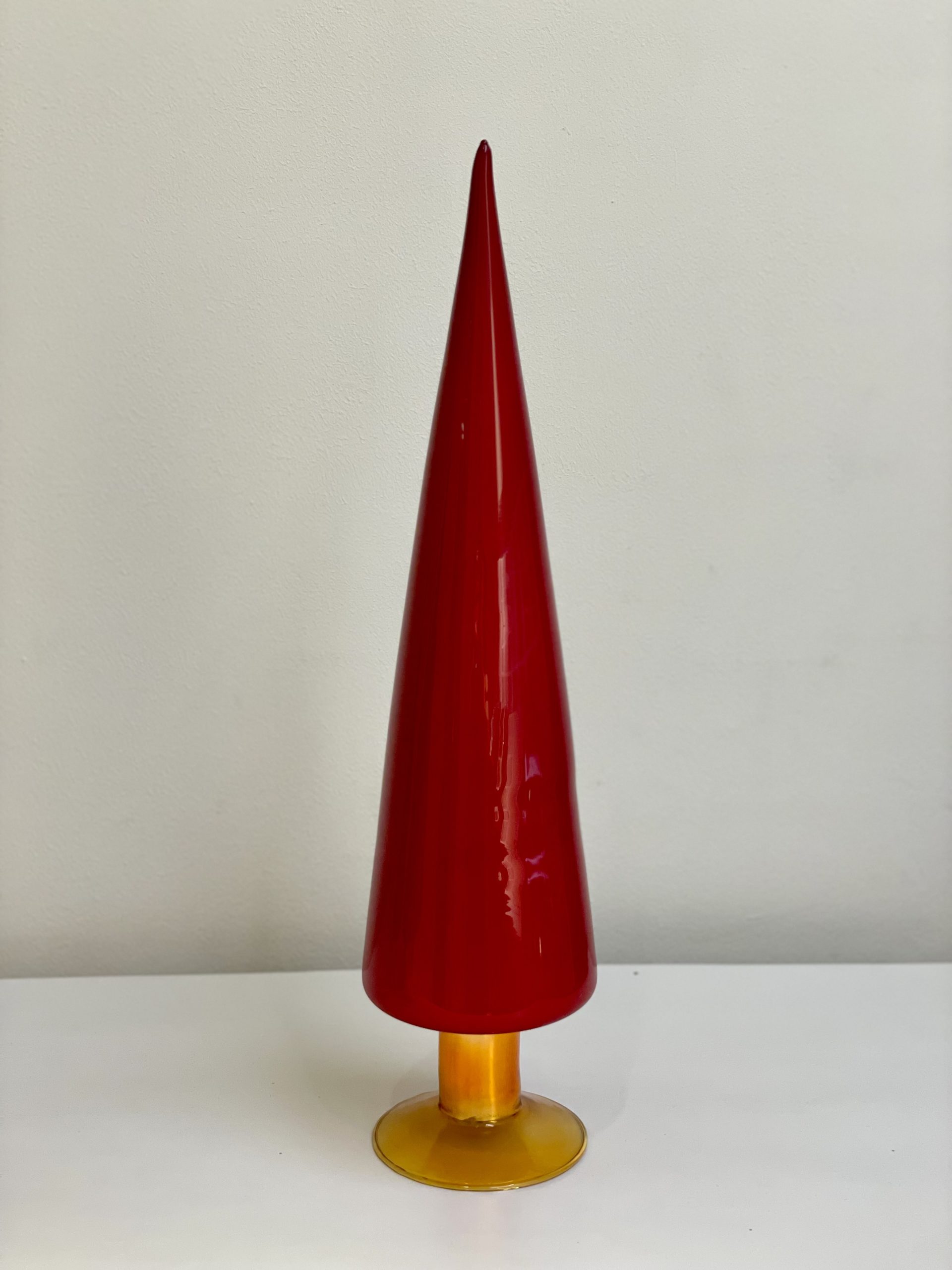 MODERN GLASS TREE RED LARGE – DCO